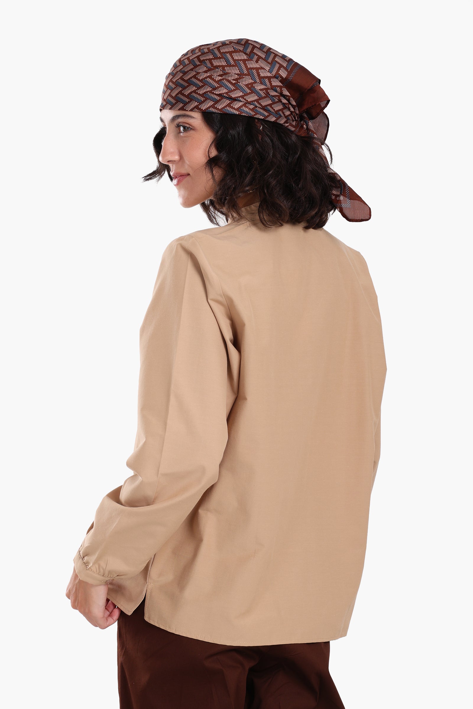 Mandarin Collar Shirt | | Clue Wear