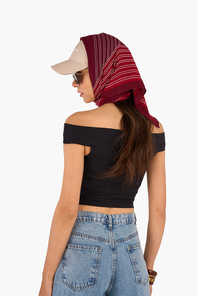 Off Shoulder Cropped Top | Clue Wear